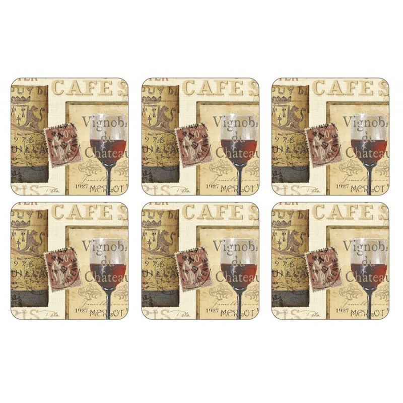 Pimpernel Coasters The French Cellar, Traditional